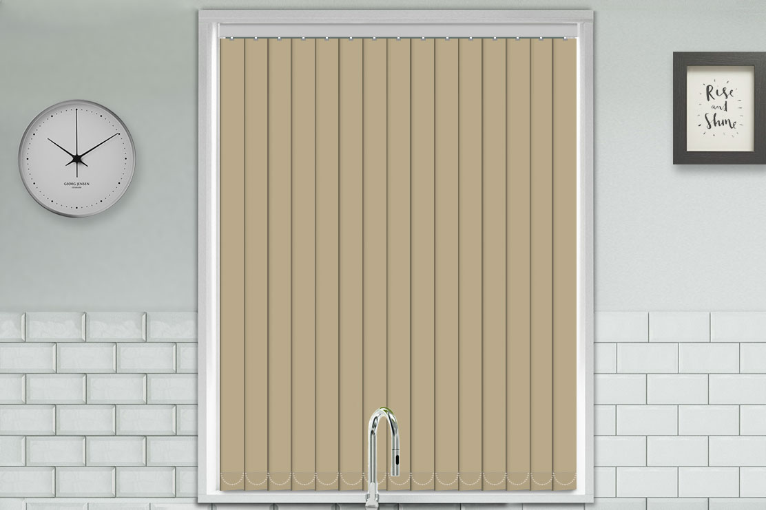 Beige Vertical Blind | Made to Measure Blinds | Best Buy Online